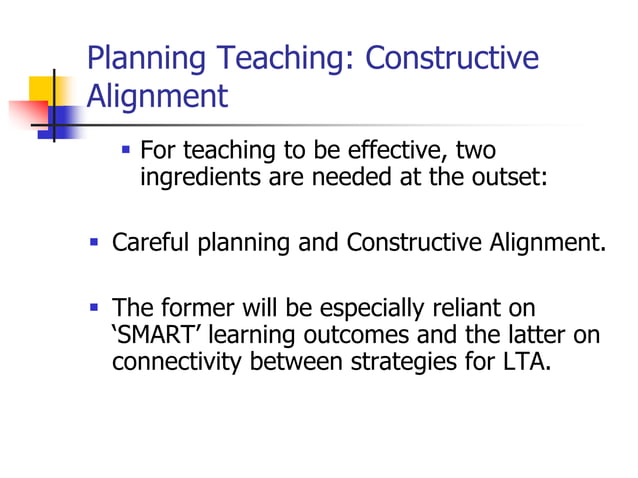 4. planning teaching constructive alignment.ppt