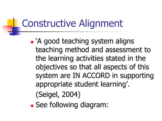 4. planning teaching constructive alignment.ppt
