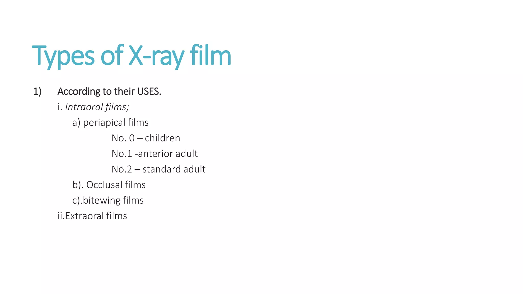 4. Dental X-Ray Film And Film Processing.pptx