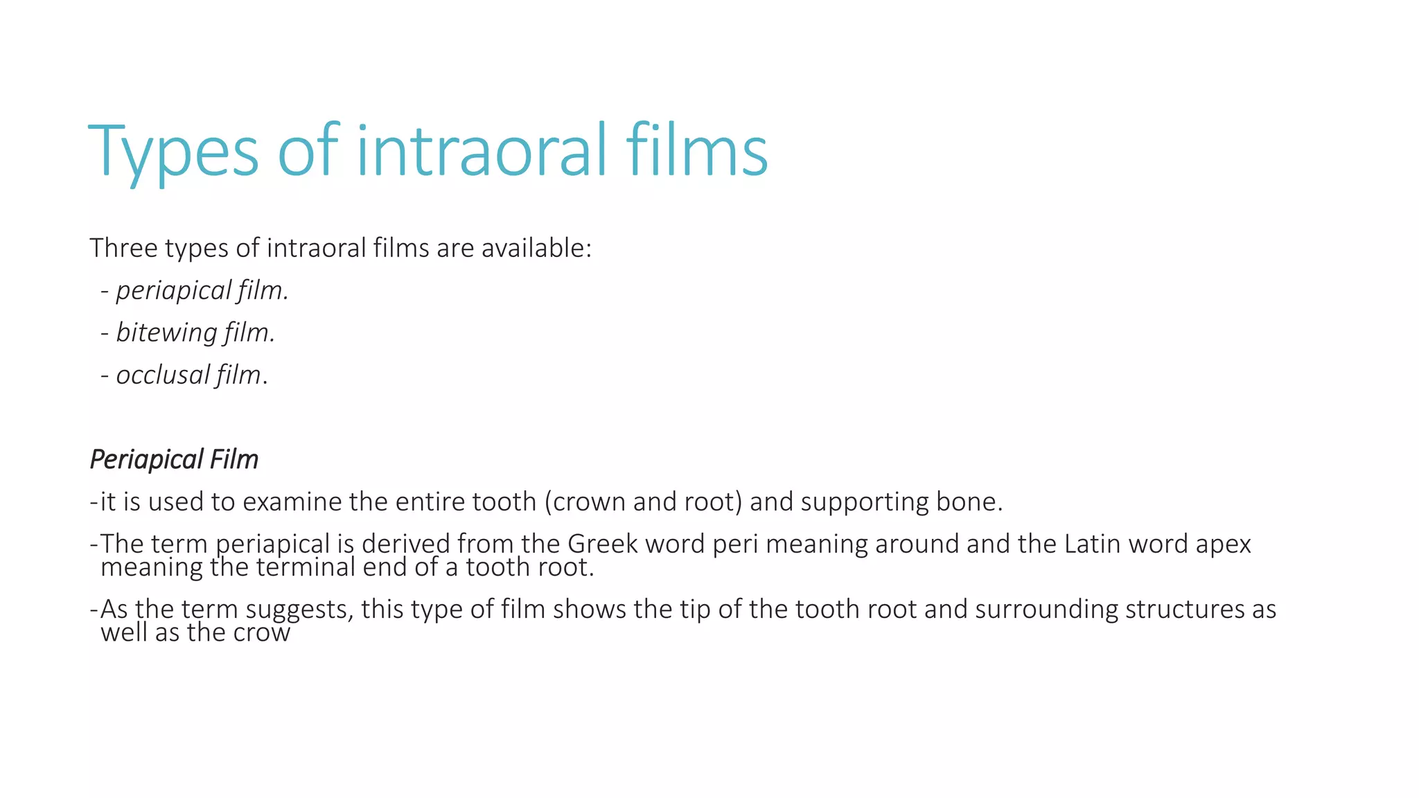 4. Dental X-Ray Film And Film Processing.pptx