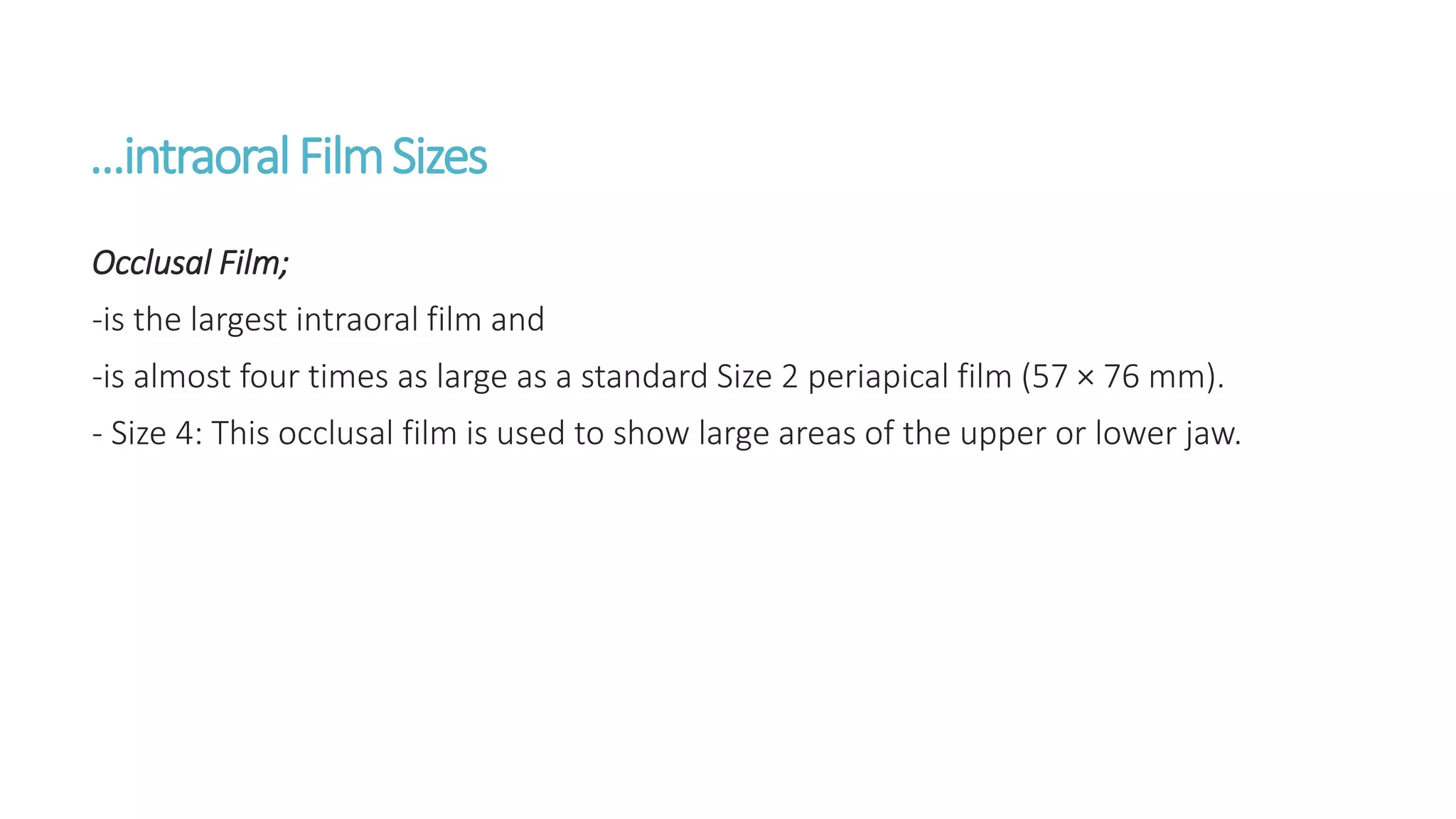 4. Dental X-Ray Film And Film Processing.pptx