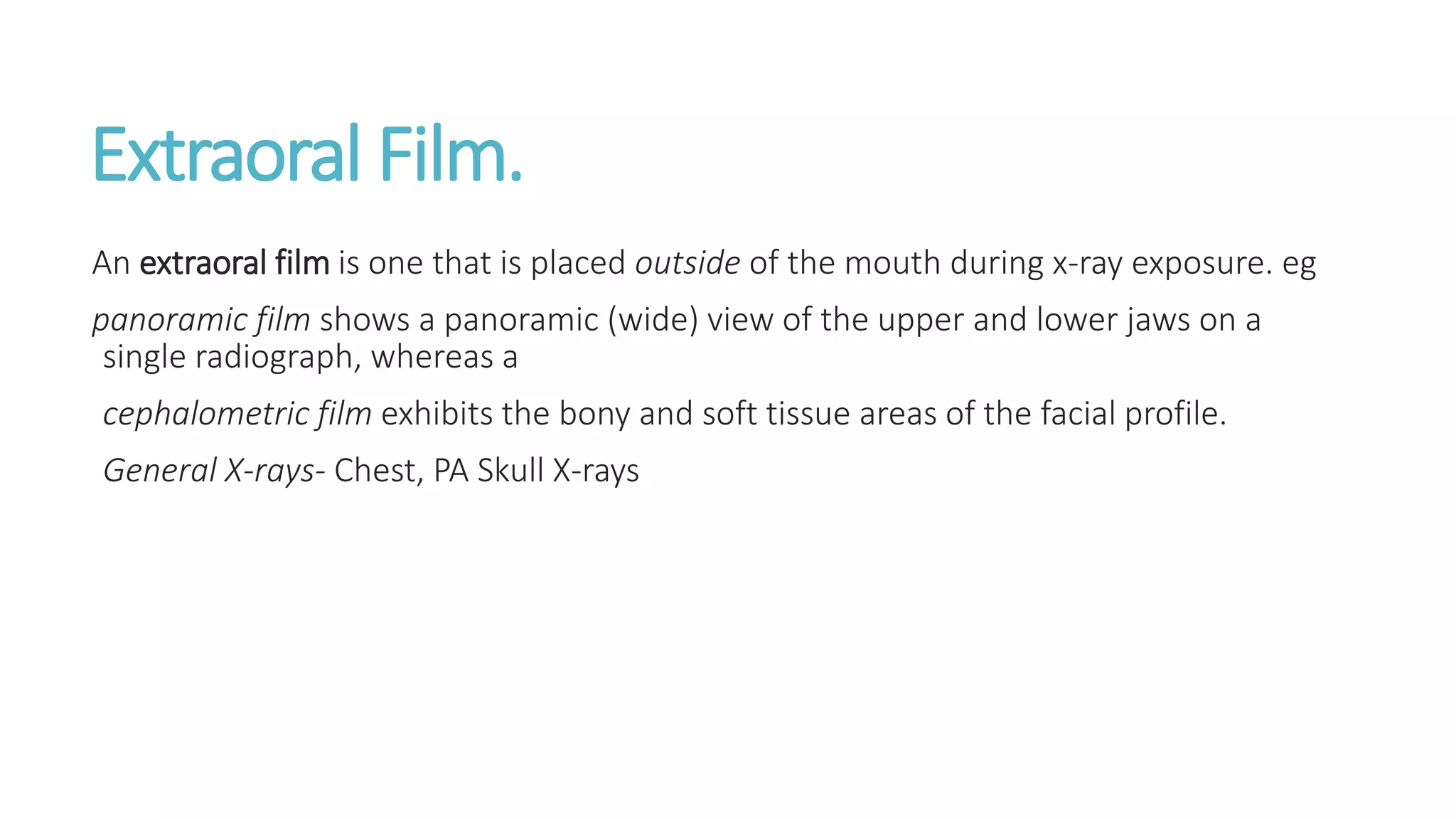 4. Dental X-Ray Film And Film Processing.pptx