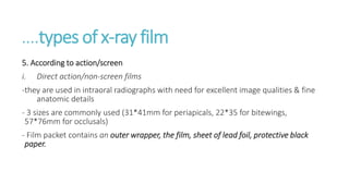 4. Dental X-Ray Film And Film Processing.pptx