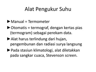 SUHU RH DAN TANAMAN.ppt