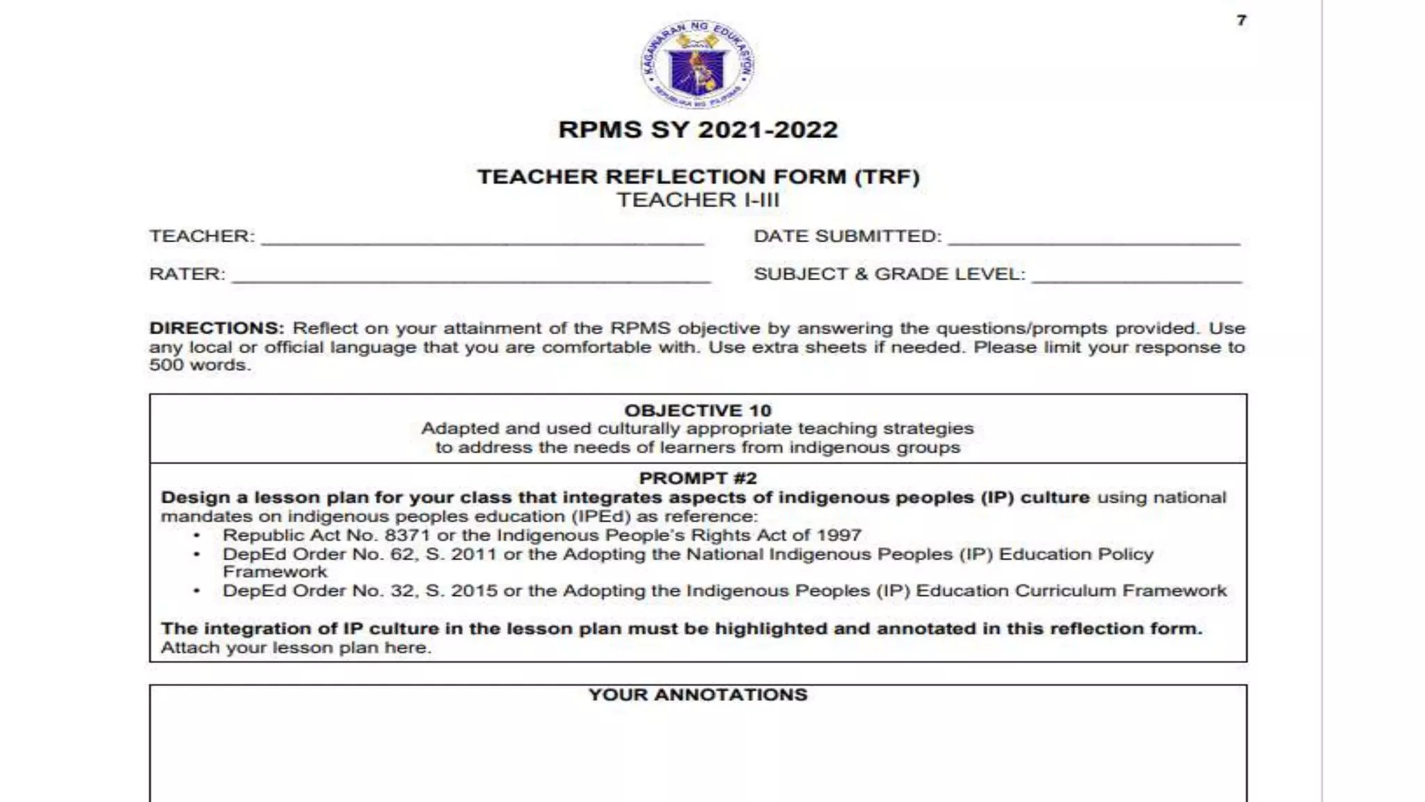 4. Classroom Observation Tool (COT).pptx
