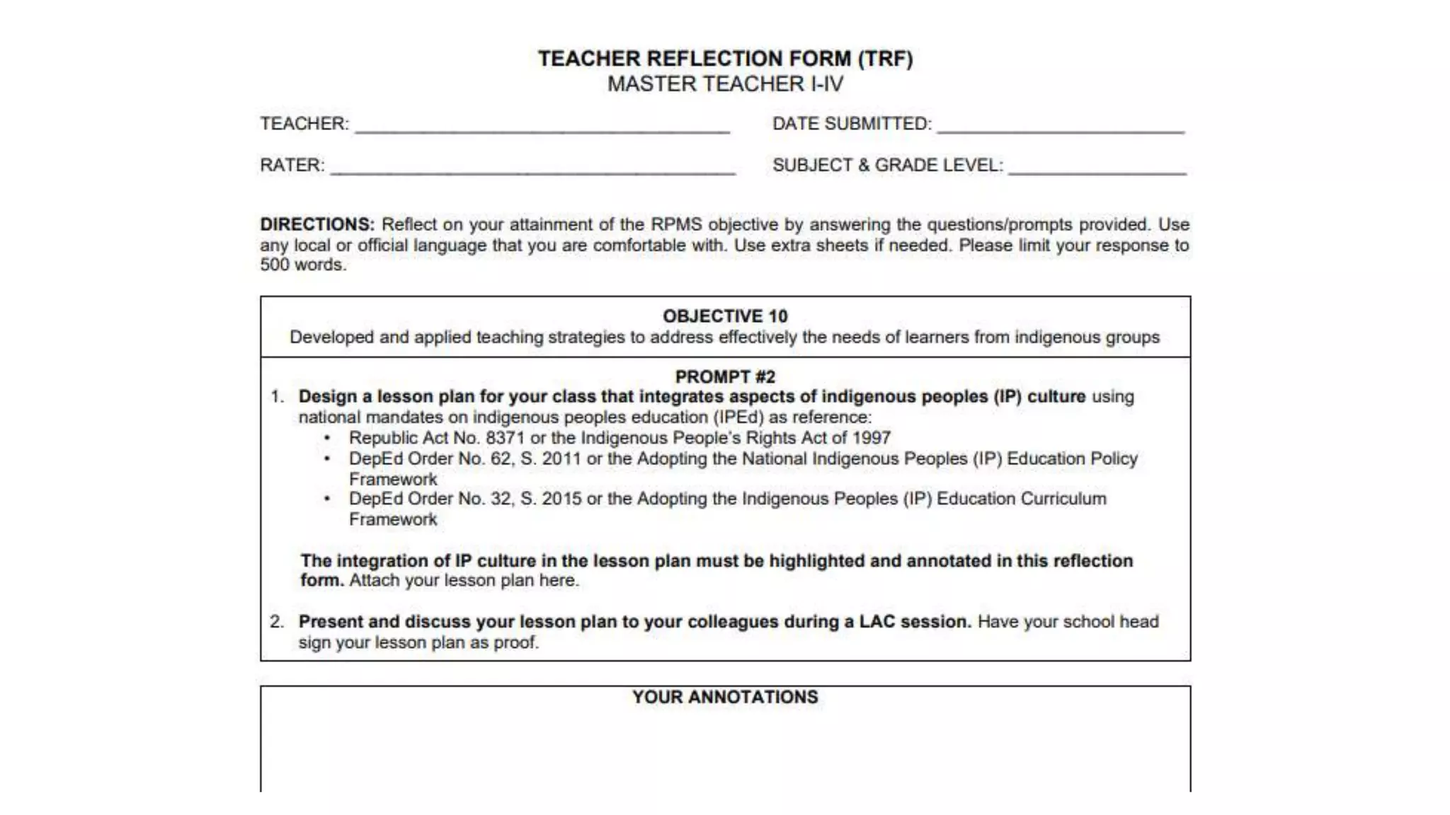 4. Classroom Observation Tool (COT).pptx