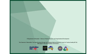 4. Classroom Observation Tool (COT).pptx