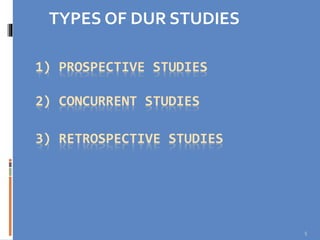 Drug utilisation review | PPTX