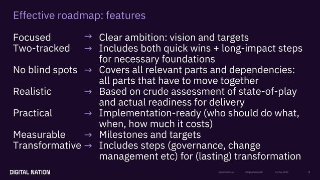 PPT - Academies - Topic 2 - Roadmap workshop | PPT