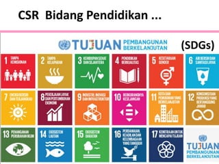 CSR Bidang Pendidikan, Kesehatan, Pemberdayaan Ekonomi, dan Pelestarian ...