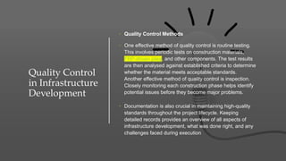 Quality Control in Infrastructure Development | PDF