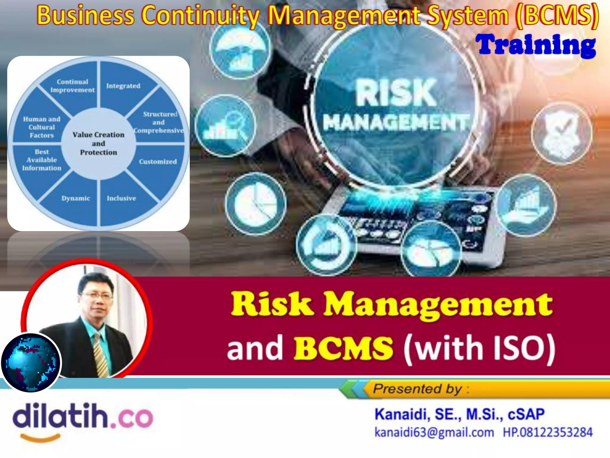 Risk Management and BCMS _Training "Business Continuity Management System" (_ISO 22301) | PPTX