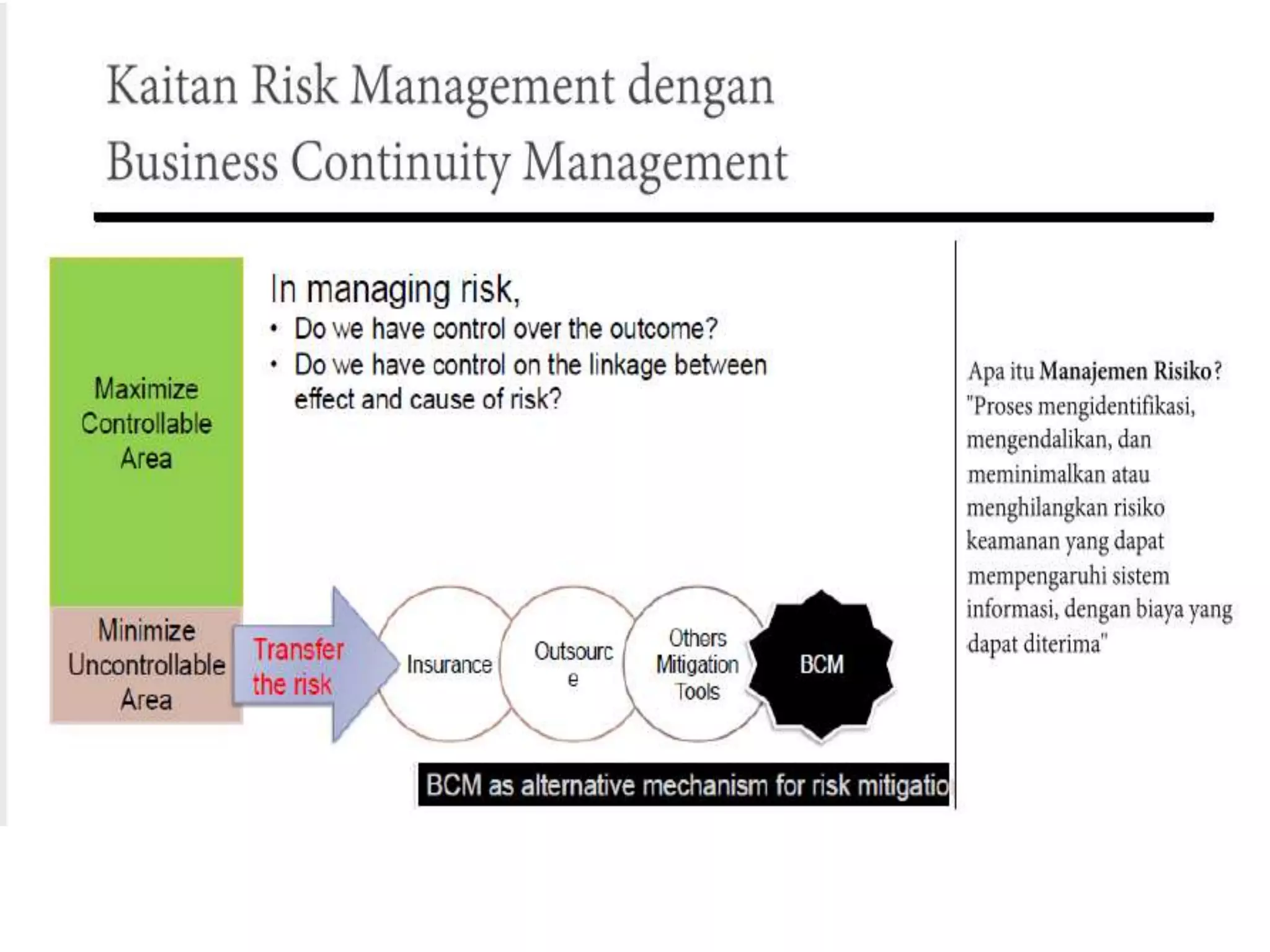 Risk Management and BCMS _Training "Business Continuity Management ...