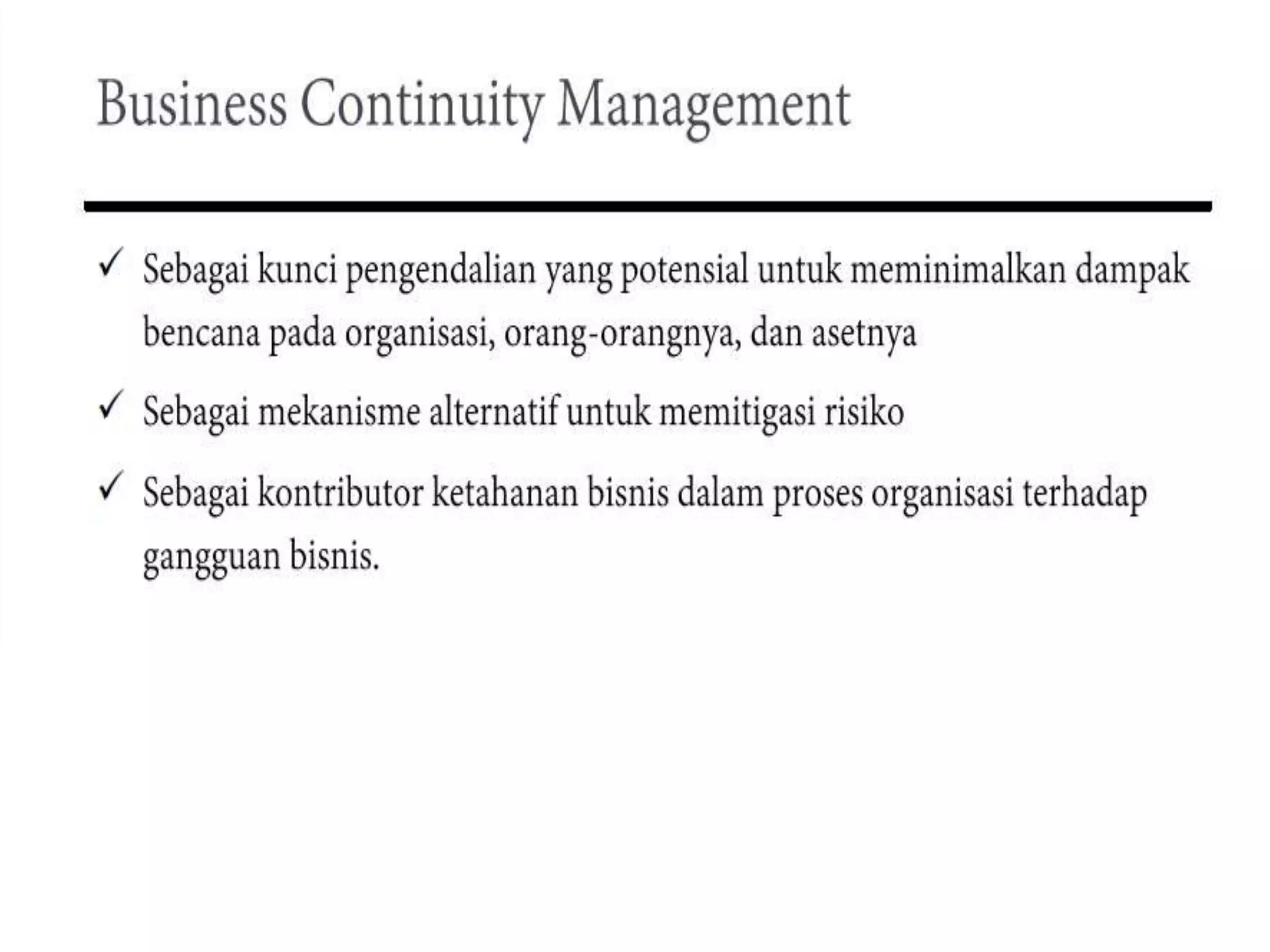 Risk Management and BCMS _Training "Business Continuity Management ...