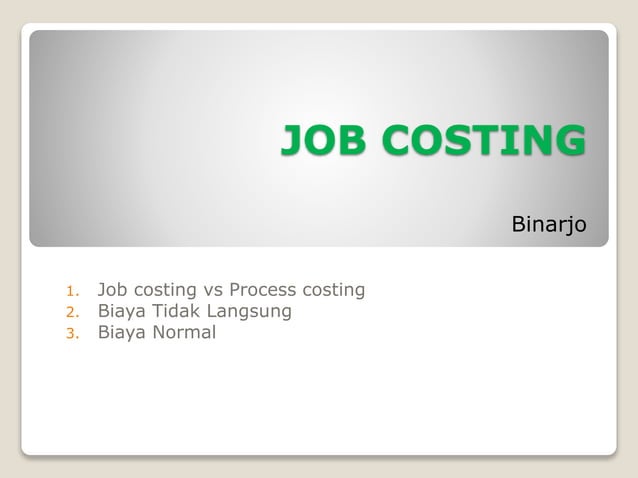 4. Job Costing.pptx