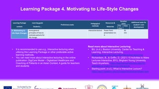 Motivating to Life-style Changes. DigiCare Learning Package 4.pptx