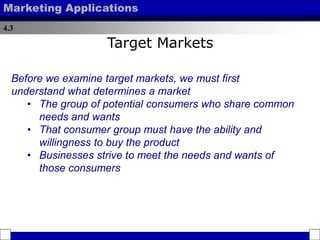 4.3 --Target Markets.ppt