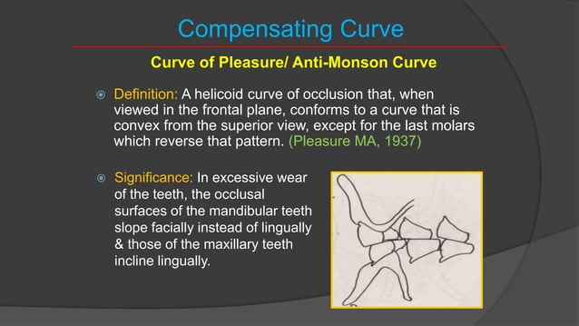 Compensating Curves.pptx | Dental Health | Diseases and Conditions