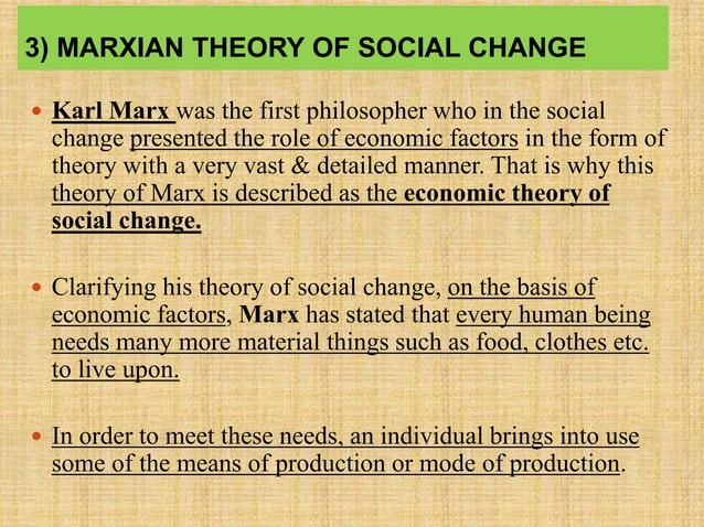 4. THEORIES OF SOCIAL CHANGE.pptx | Science