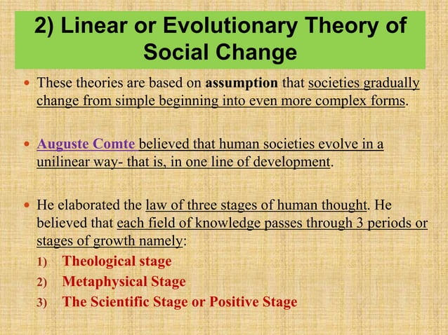 4. THEORIES OF SOCIAL CHANGE.pptx | Science
