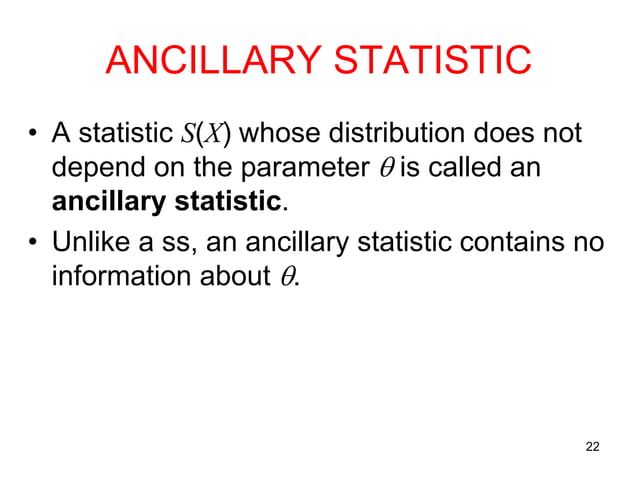 SOME PROPERTIES OF ESTIMATORS - 552.ppt | Programming Languages | Computing