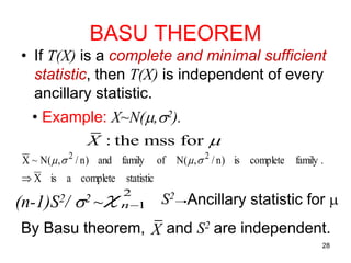 SOME PROPERTIES OF ESTIMATORS - 552.ppt