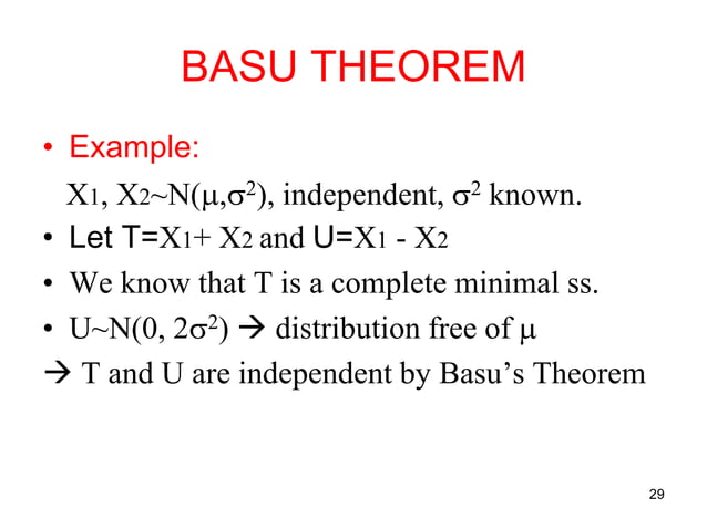 SOME PROPERTIES OF ESTIMATORS - 552.ppt | Programming Languages | Computing