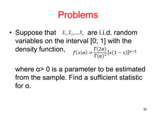 SOME PROPERTIES OF ESTIMATORS - 552.ppt