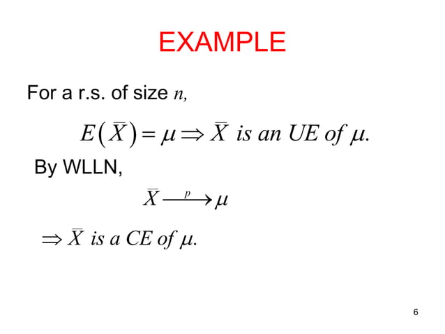 SOME PROPERTIES OF ESTIMATORS - 552.ppt | Programming Languages | Computing