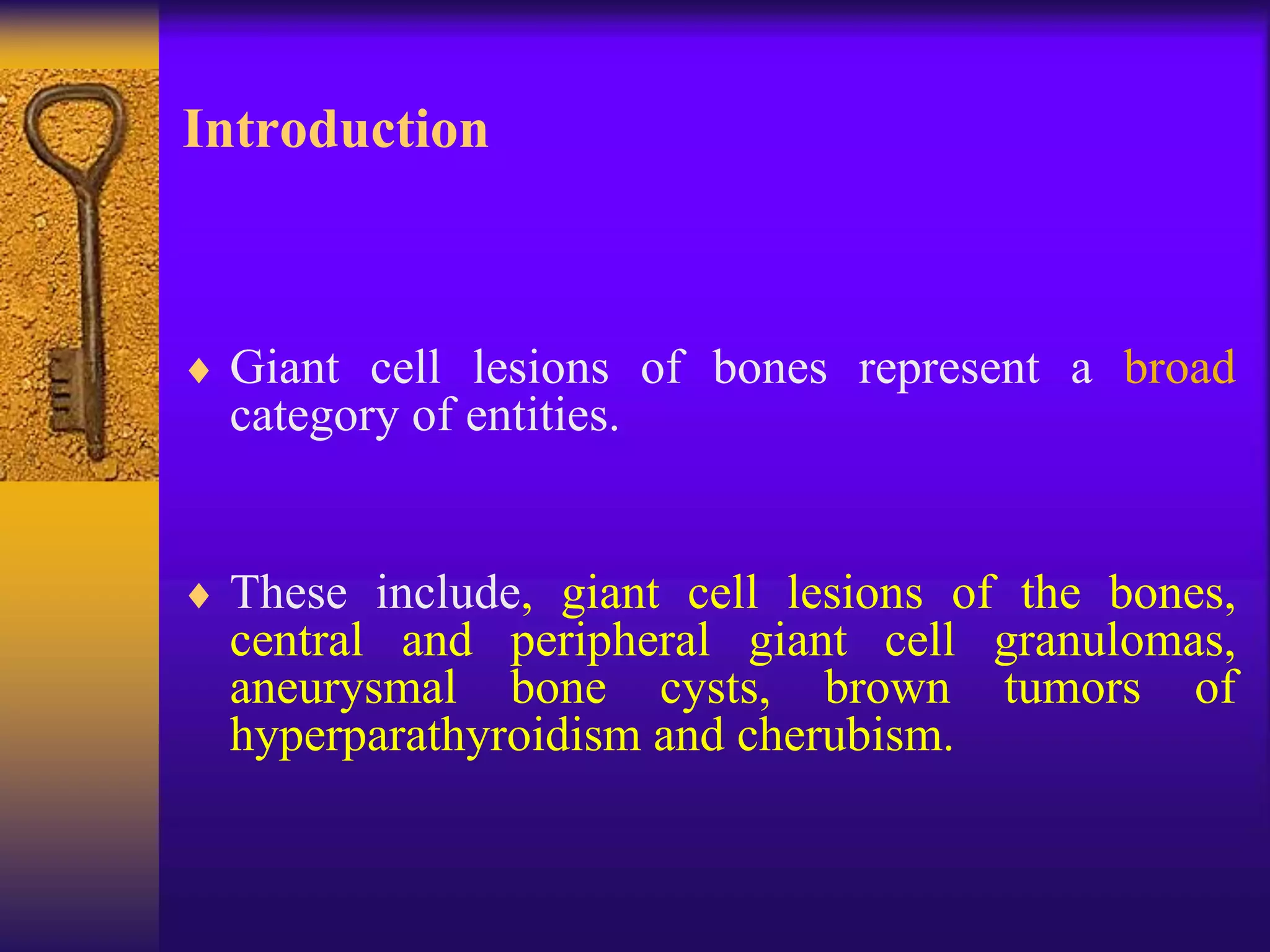 Giant Cell Lesions | PPT