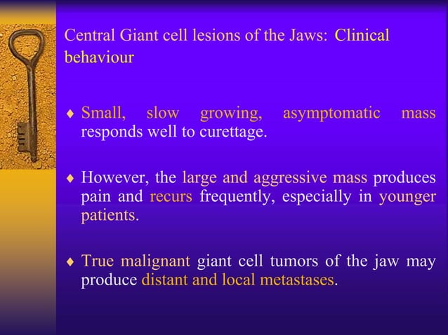 Giant Cell Lesions | PPT | Bone and Joint Conditions | Diseases and ...