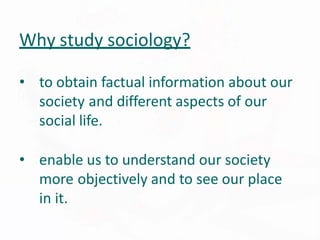 4. The seven areas of sociology.pptx
