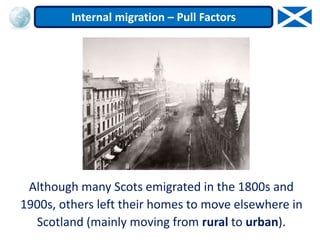 Higher Migration and Empire - Pull factors (Internal migration) | PPTX