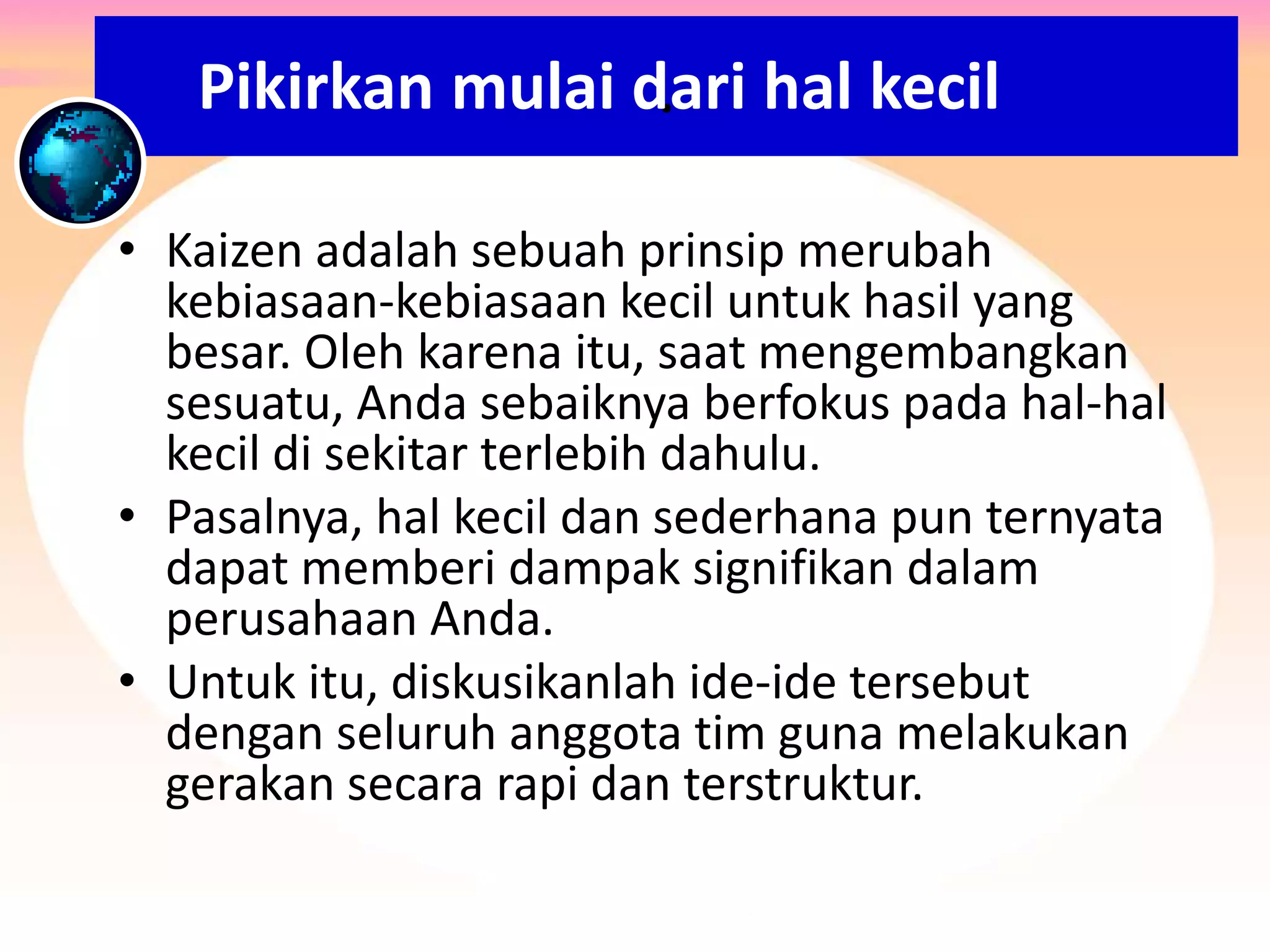 Cara Penerapan Metode Kaizen. | PPTX