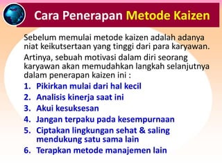 Cara Penerapan Metode Kaizen. | PPTX