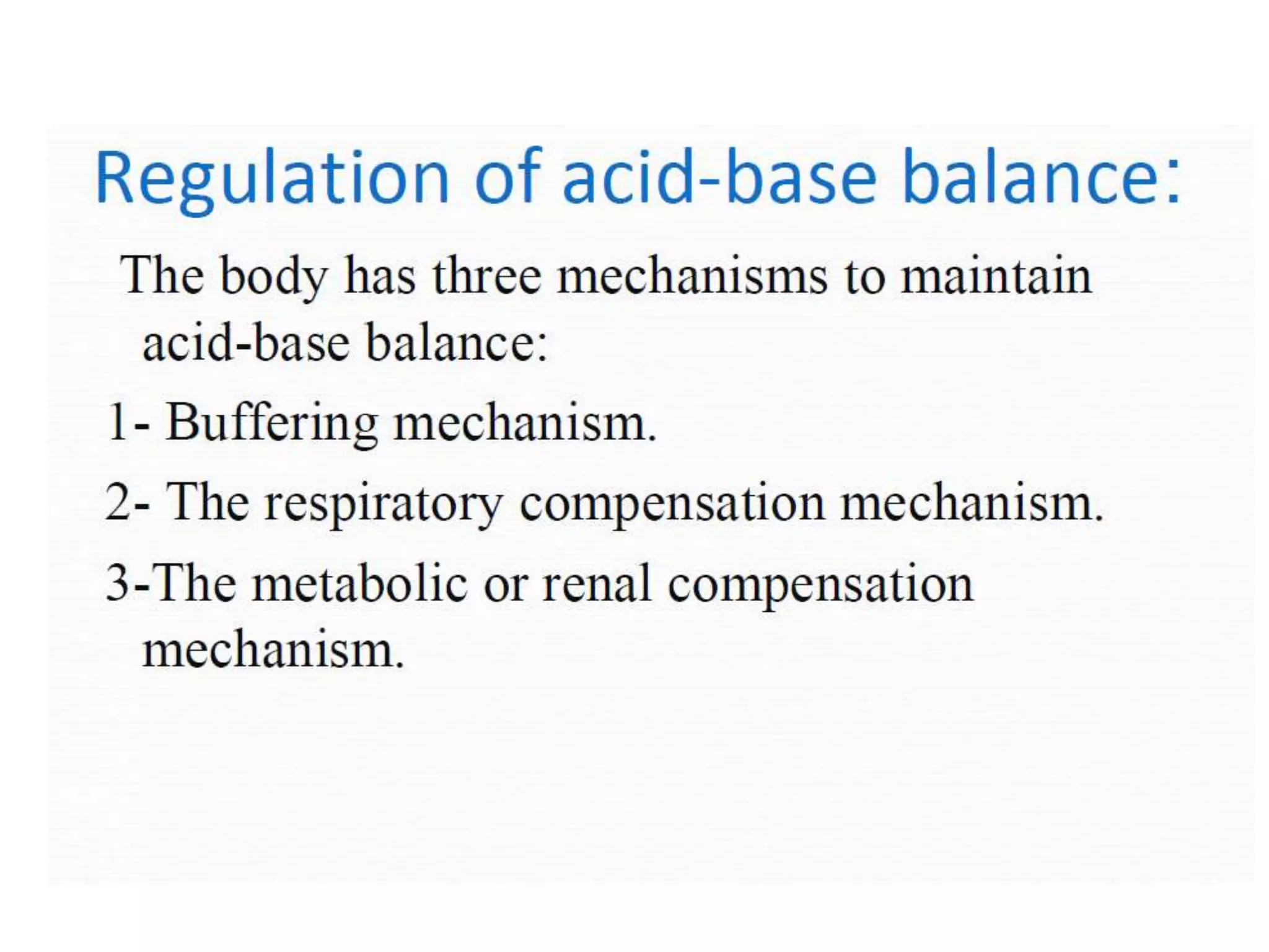 4. Acid base balance (Biochemistry) | PPTX