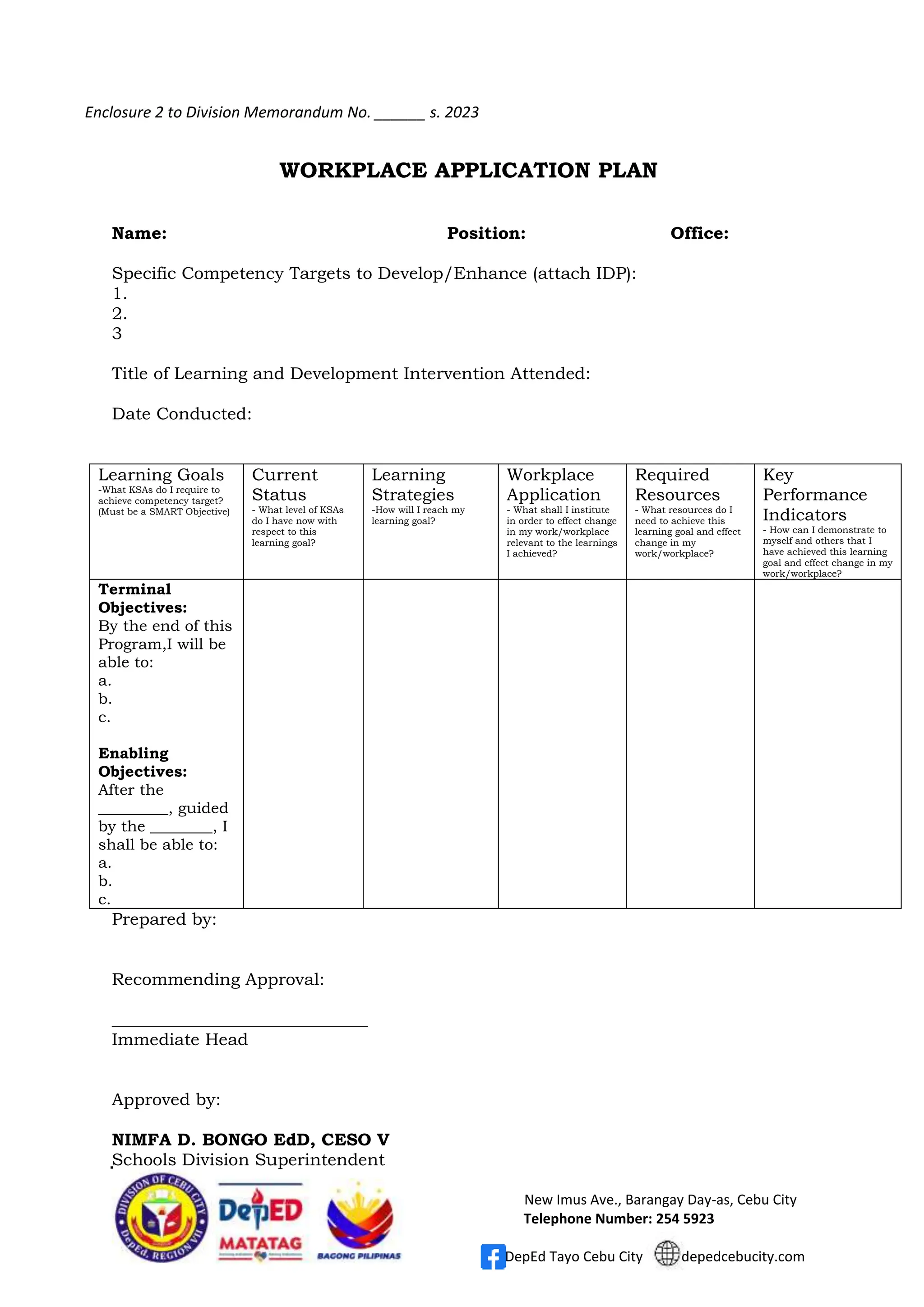 4. WAP- Application of L&D.docx