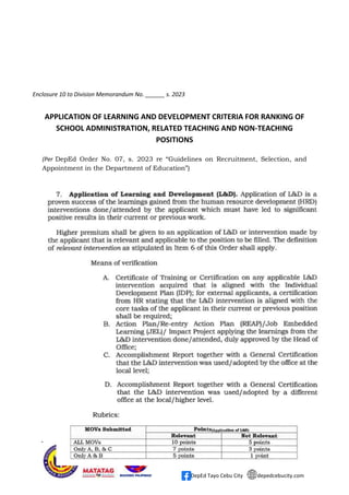 4. WAP- Application of L&D.docx