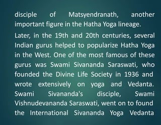 Hatha Yoga Lineage | PPT