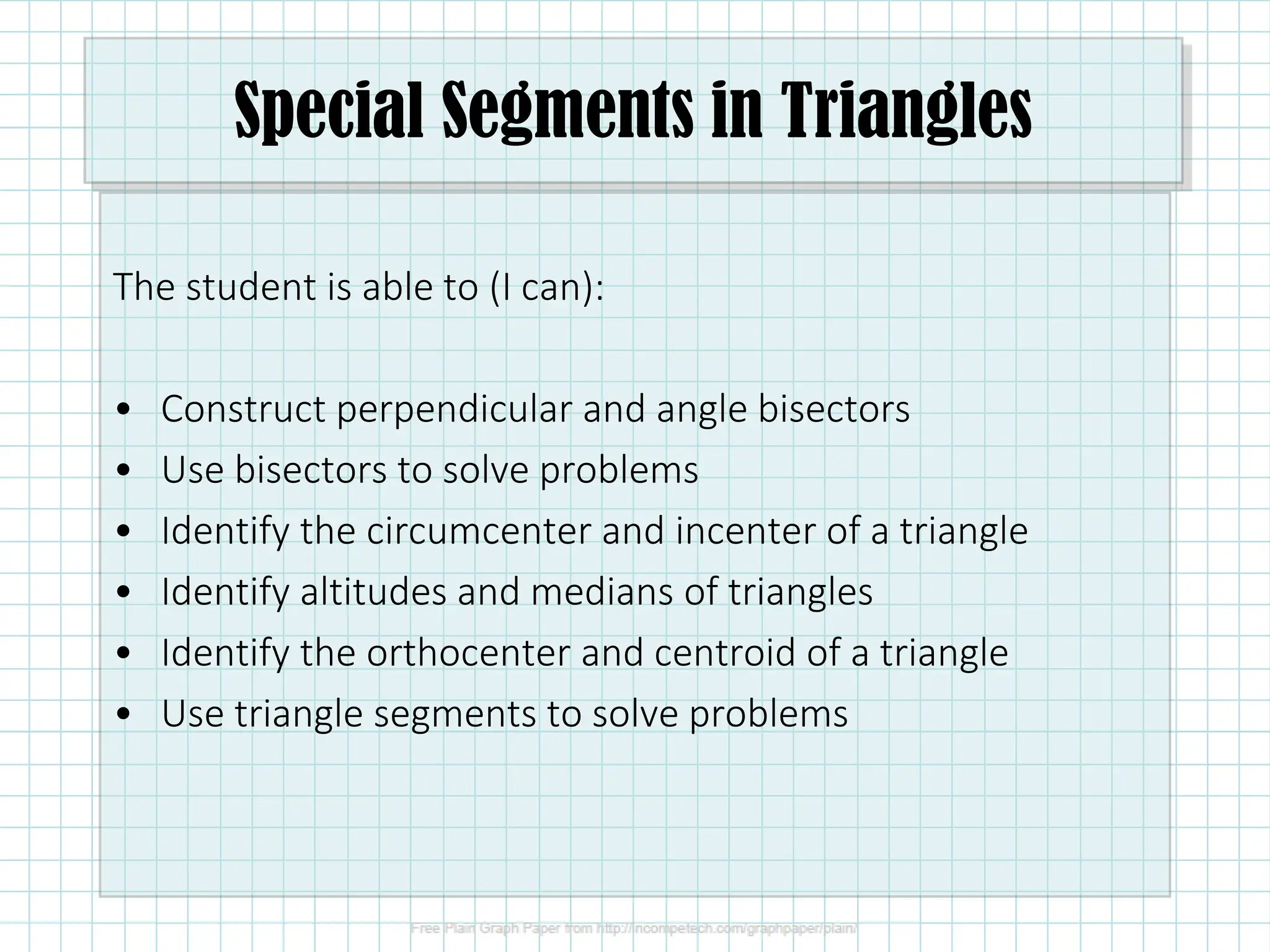 4.5 Special Segments in Triangles | PDF