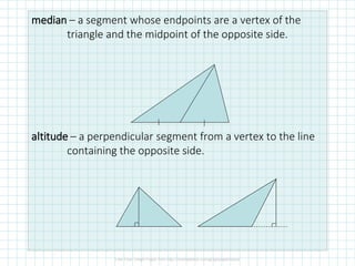 4.5 Special Segments in Triangles | PDF