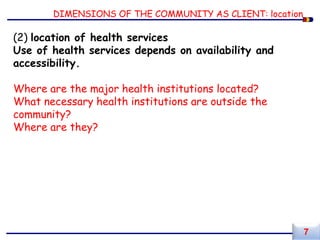 4._CHN_cmmunity_as_client_0.ppt | Infectious Diseases | Diseases and ...