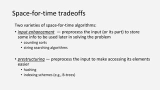 Time and Space Trade-Offs - Sorting by Counting. | PDF