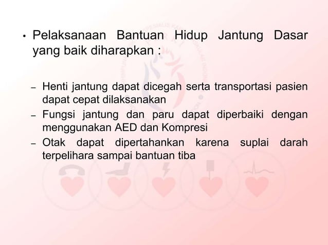 Bantuan Hidup Dasar (Basic cardiac life support)) | PPTX