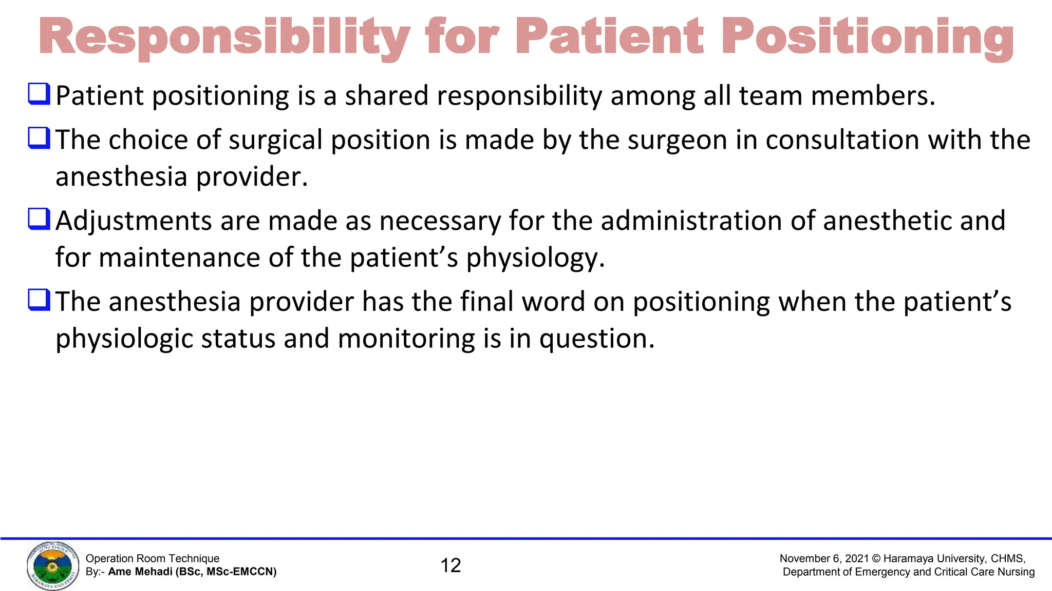 Receiving and Positioning Surgical Patient (1 hrs).pptx