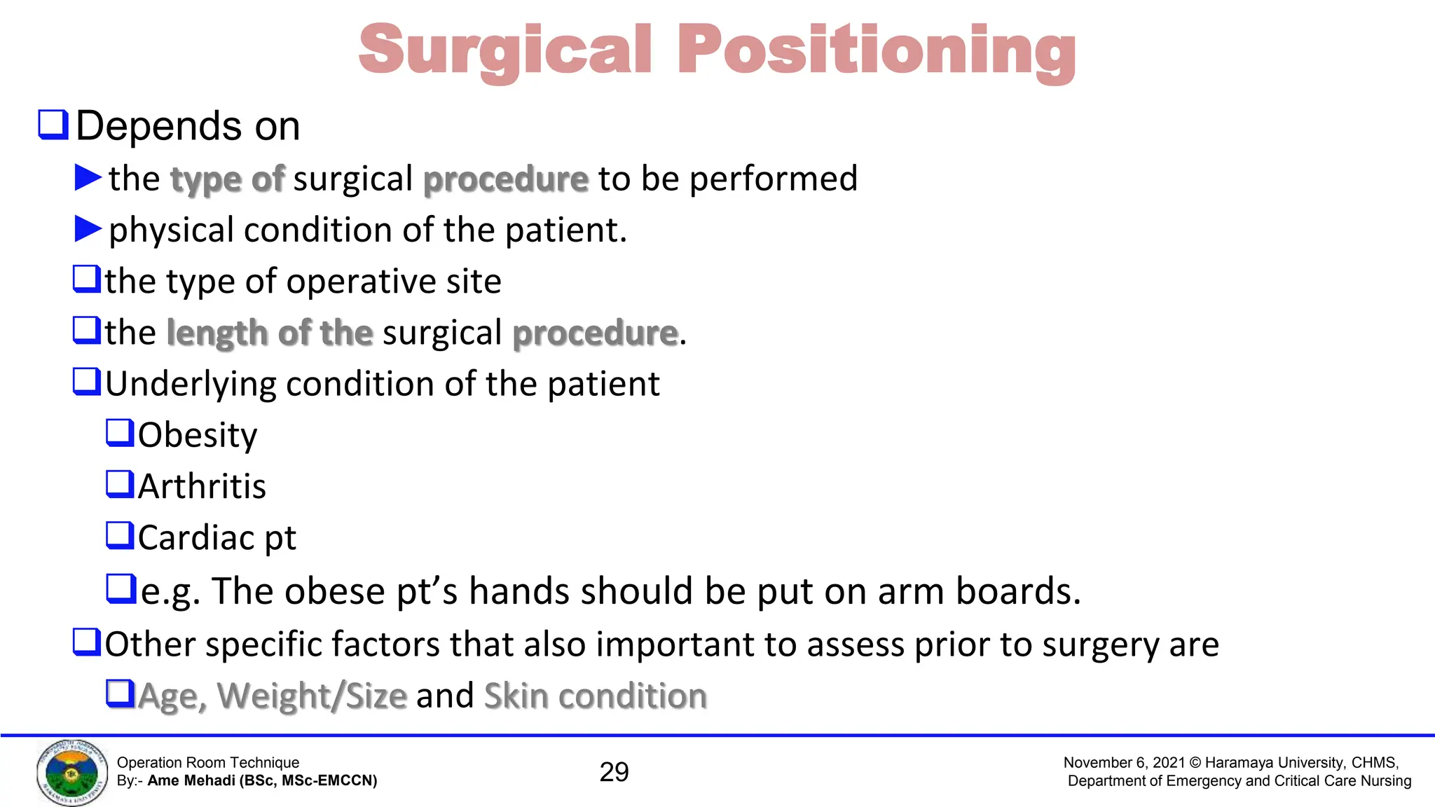 Receiving and Positioning Surgical Patient (1 hrs).pptx