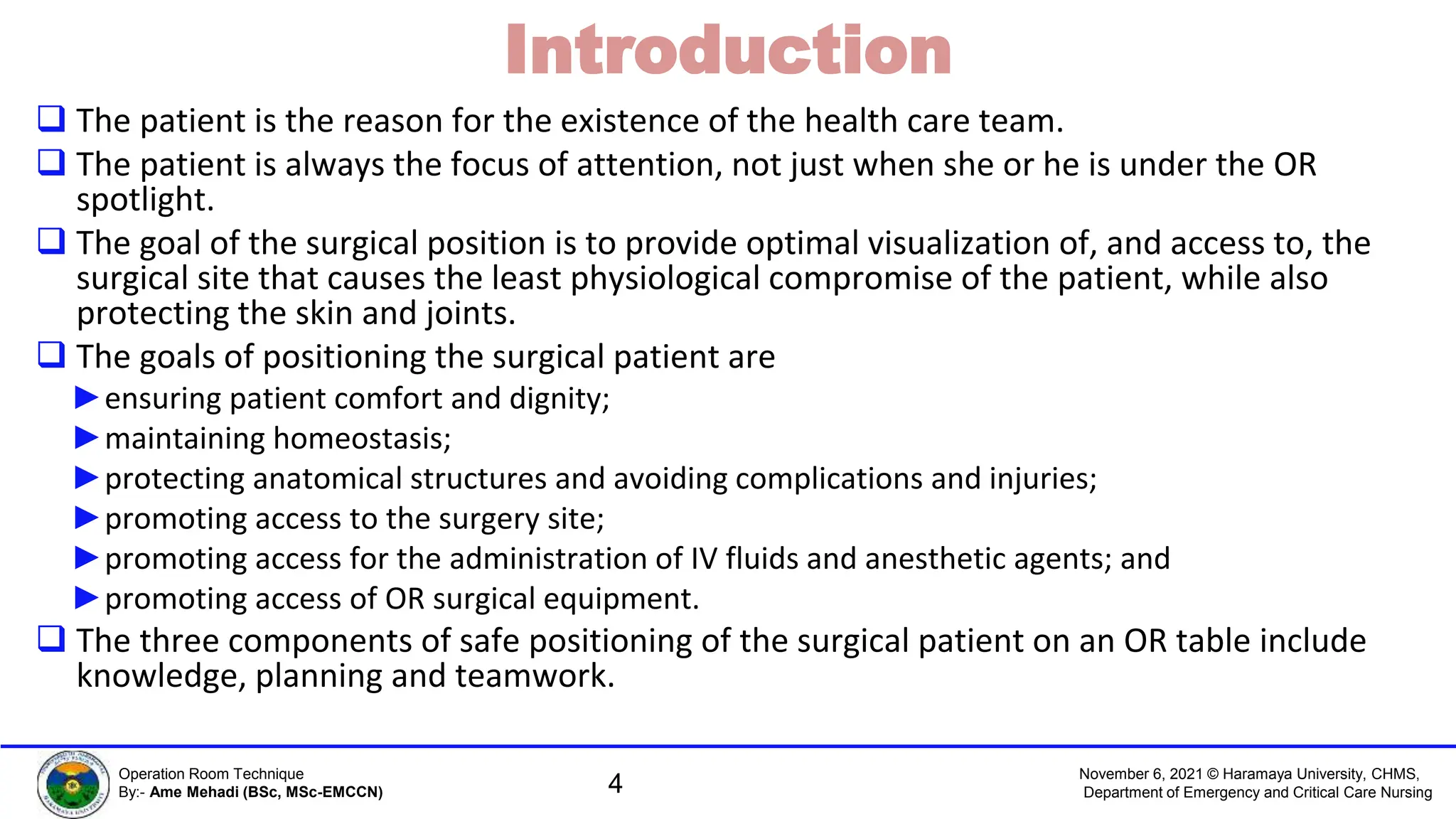 Receiving and Positioning Surgical Patient (1 hrs).pptx