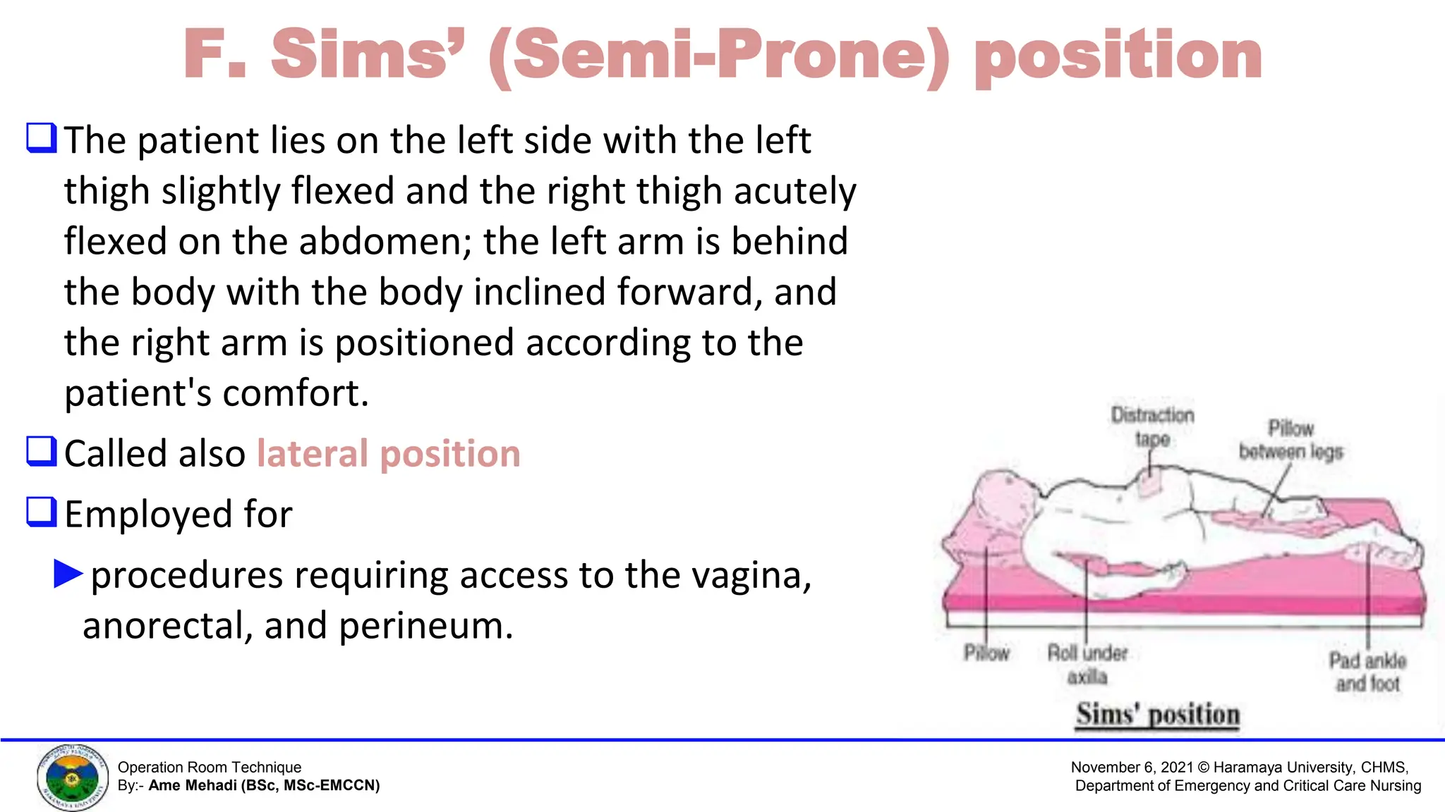 Receiving and Positioning Surgical Patient (1 hrs).pptx