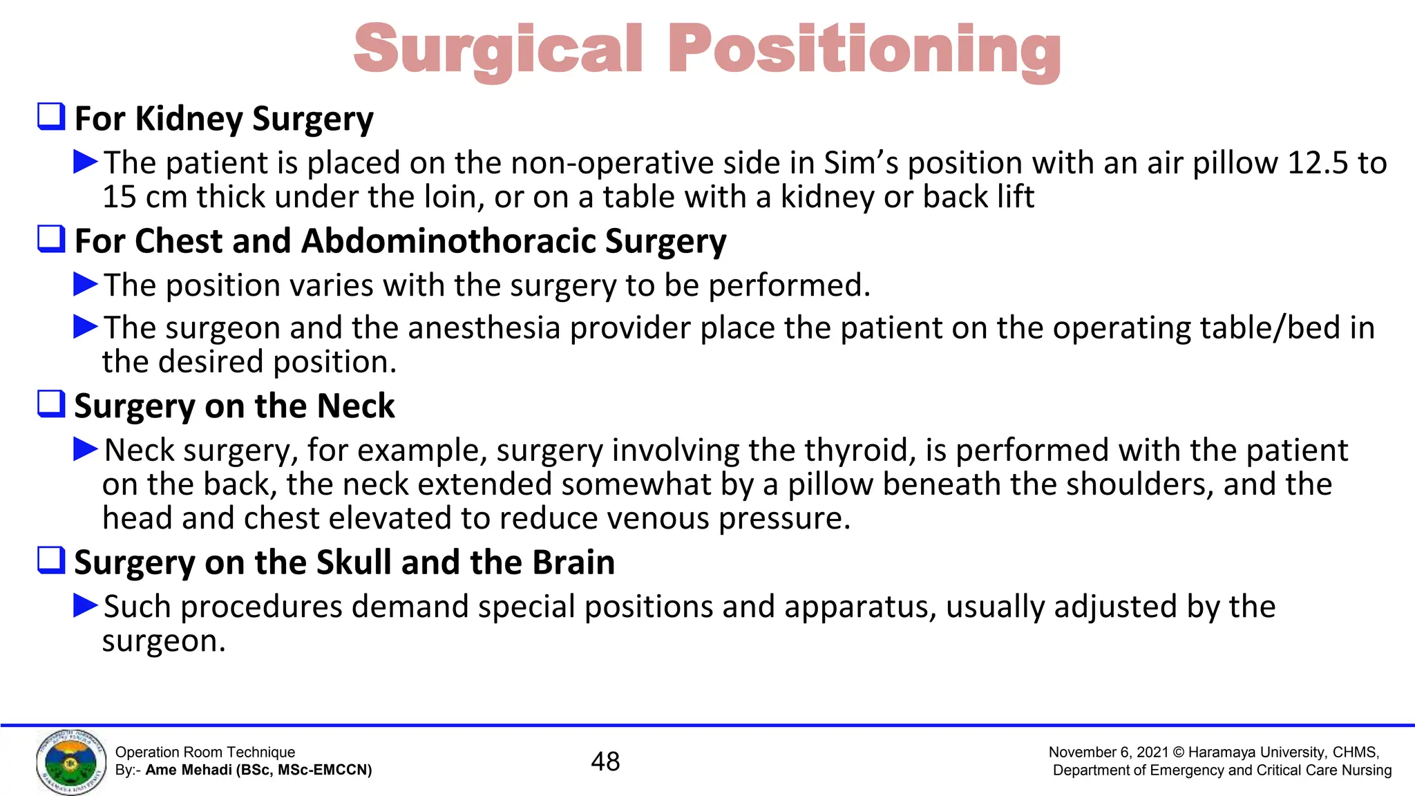 Receiving and Positioning Surgical Patient (1 hrs).pptx