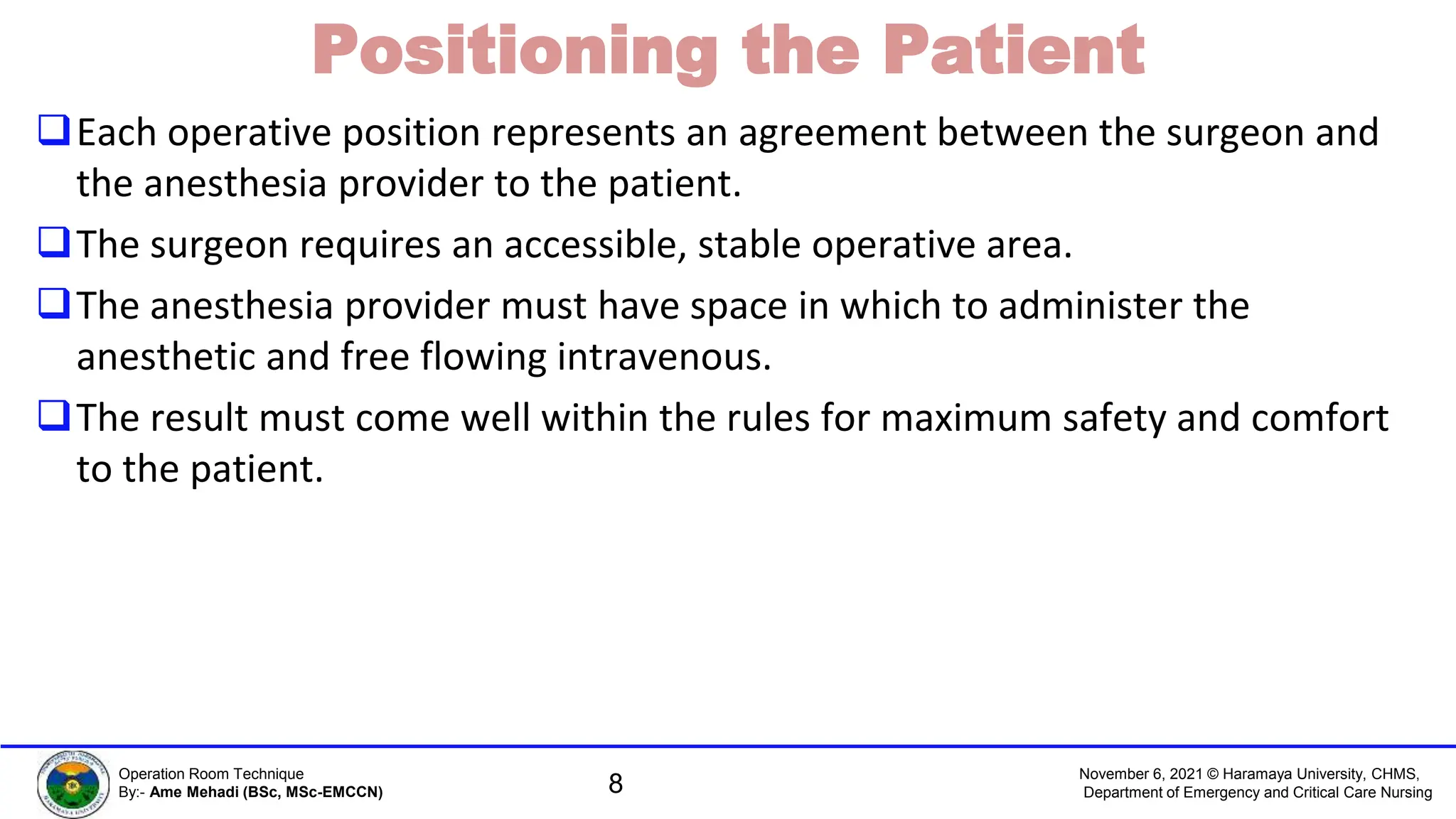 Receiving and Positioning Surgical Patient (1 hrs).pptx